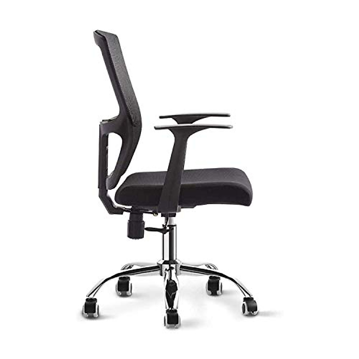 KXDTZ Desk Task Computer Chair Fabric Low Back Office Chair with Adjustable Height, for Reception Dinning Conference Room