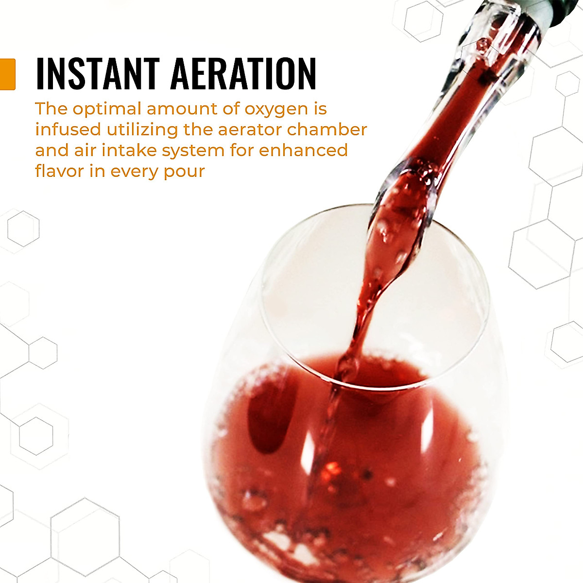 Cork Genius Wine Aerator Pourer Spout Set, Dripless Wine Pourers for Wine Bottles, Instant In The Bottle Wine Decanter Spouts, Pack of 3