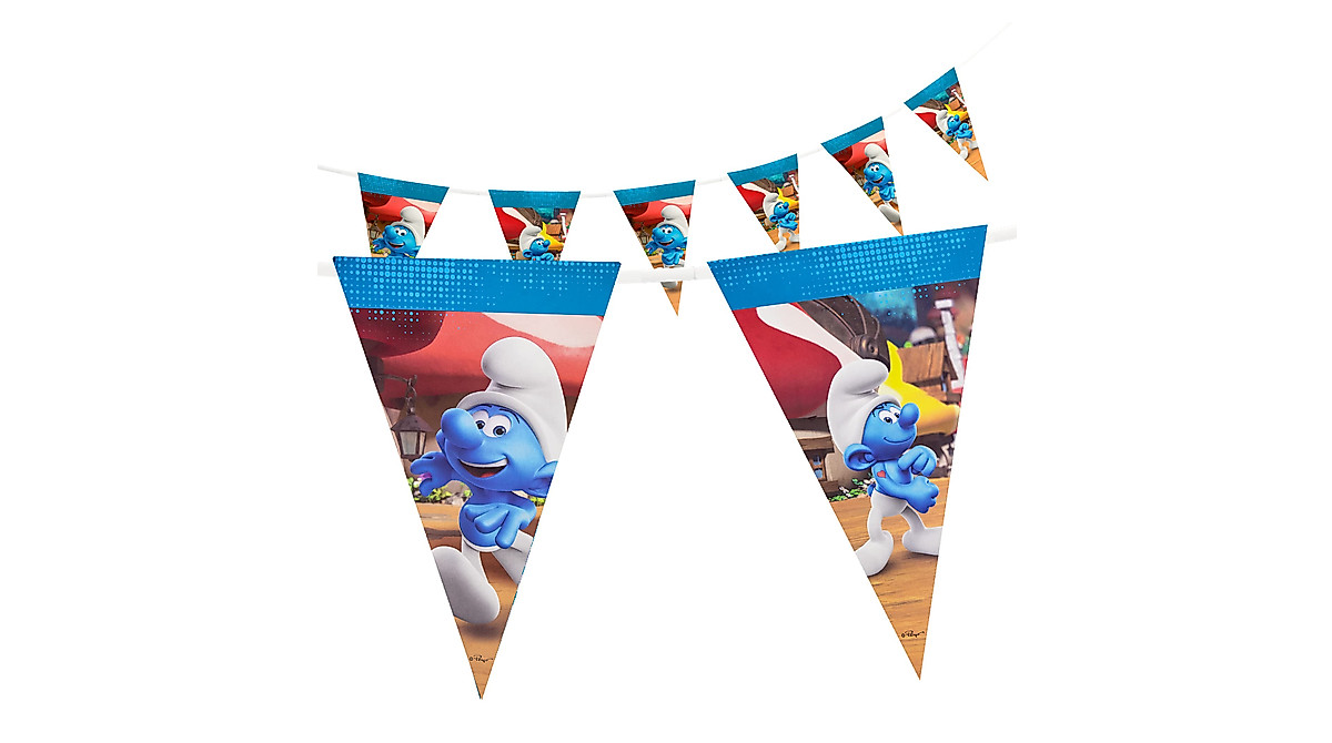 Smurfs Pennant Chain - Fun Party Decoration
