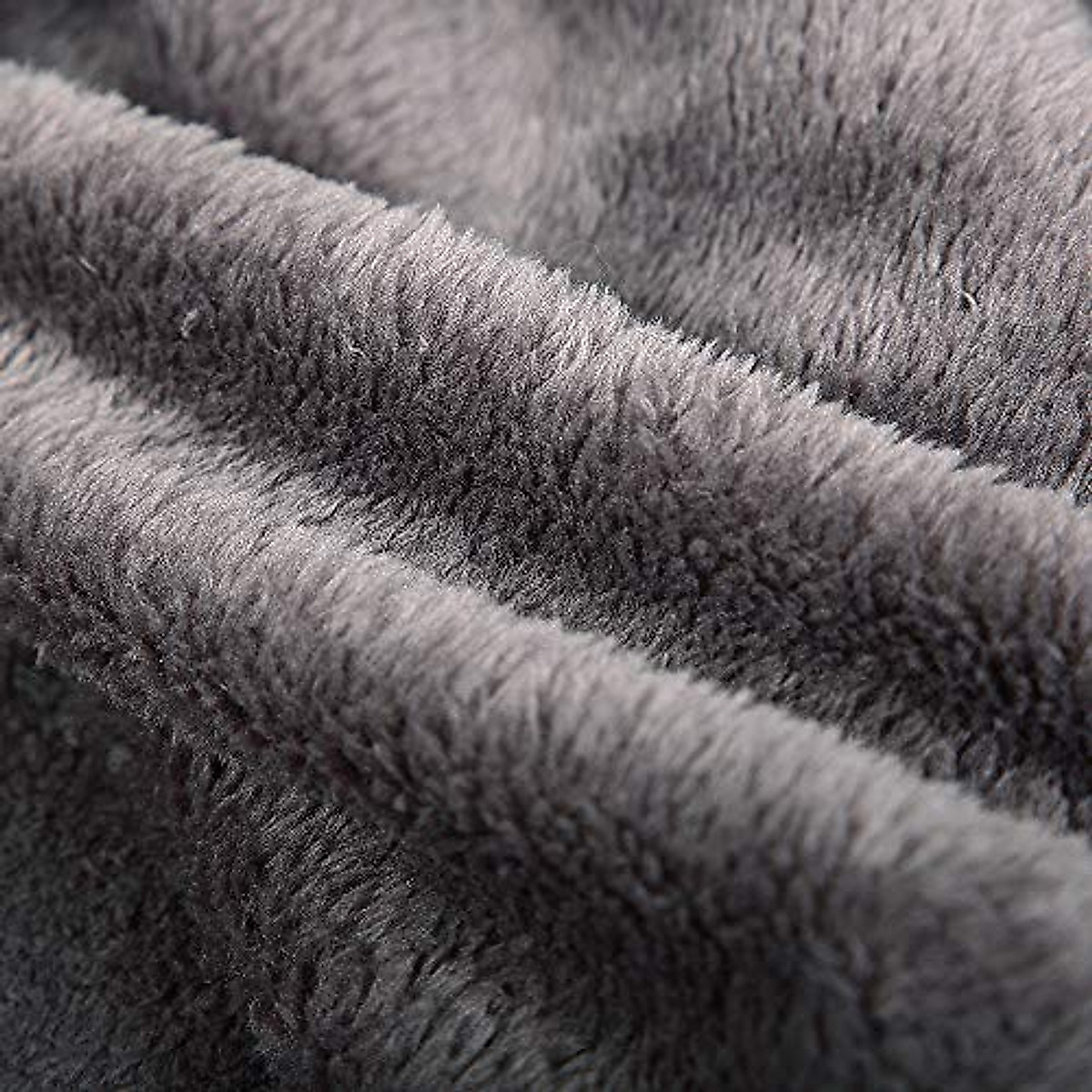 Panku Wearable Blanket Hoodie, Oversized Flannel Blanket Sweatshirt with Hood Pocket and Sleeves, Hooded Blanket for Adult Women Men, (Dark Grey)