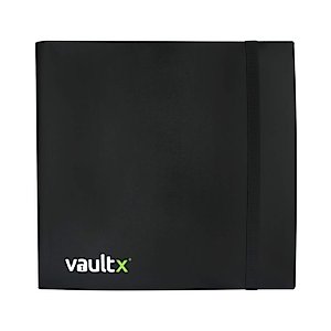 Vault X Binder - 12 Pocket Trading Card Album Folder - 480 Side Loading Pocket Binder for TCG (Black)