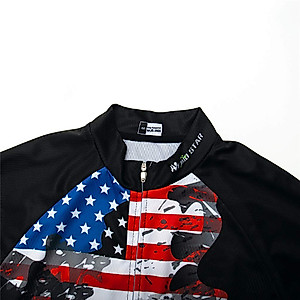 Men's Cycling Jersey Long Sleeve Men Bike Shirt Tops Breathable Bicycle Clothing Quick Dry