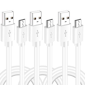 SIOCEN 10FT 3Pack USB Power Extension Cable Cord for WyzeCam,Yi Camera,Oculus Go,Echo Dot Kid Edition,Nest Cam,Kasa Cam,Netvue,Arlo Pro Q,Blink,Furbo Dog, USB Charging Cord for Home Security Camera