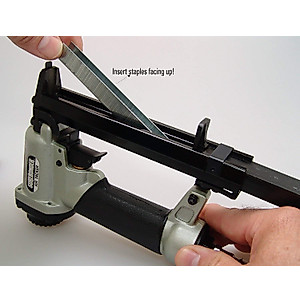 FPC (Surebonder) 9600B 9600A Pneumatic Heavy Duty Standard T50 Type Stapler with Case (air compressor needed not included)