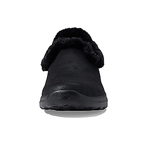 Skechers Women's GO Walk Lounge-Chillin Slipper, Black/Black, 9
