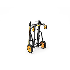 Rock-N-Roller R6RT (Mini) 8-in-1 Folding Multi-Cart/Hand Truck/Dolly/Platform Cart/29" to 42.5" Telescoping Frame/500 lbs. Load Capacity, Black