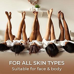 naturena Self Tanner Tanning Mousse with Organic & Natural Ingredients, Tanning Lotion, Sunless Tanning Lotion for Darker Bronzer Skin, 6.7 Fl Oz