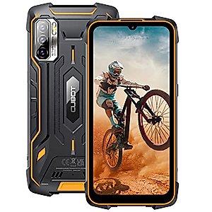 CUBOT Rugged Smartphone Android 11, Kingkong 5 pro Rugged Mobile Phone Waterproof IP69,8000 mAh Battery 6 inch Phone Unlocked, 48 MP Camera 4GB + 32GB, Dual Sim GSM 4G, Face ID/Touch ID/NFC/GPS
