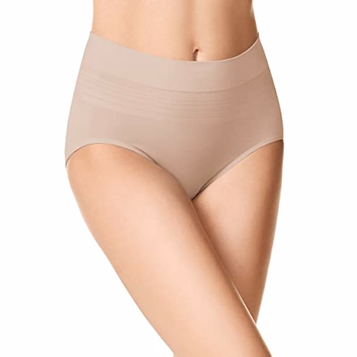 Warner's womens No Pinching No Problems Dig-free Comfort Waist With Lace Smooth and Seamless Brief Rs1501p Underwear, Butterscotch, Medium US