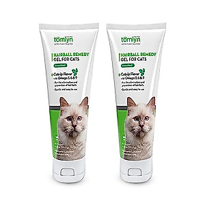Tomlyn Laxatone Hairball Remedy Gel for Cats - Catnip Flavor (2 Pack)