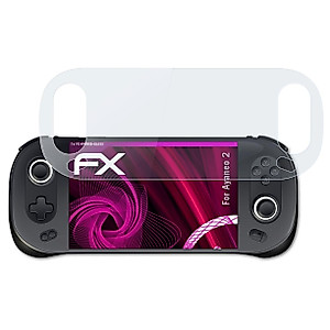 atFoliX Plastic Glass Protective Film compatible with Ayaneo 2 Glass Protector, 9H Hybrid-Glass FX Glass Screen Protector of plastic