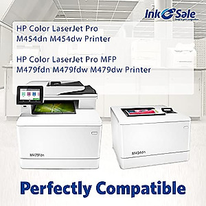 INK E-SALE [NO CHIP] Black 1-Pack Compatible Toner Cartridge Replacement for HP 414X M454dw M479fdw Toner for HP Color Pro M454dw M454 M454dn MFP M479fdw M479 M479fdn Toner Printer Ink