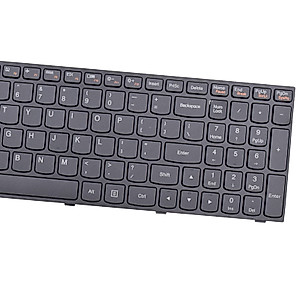 SUNMALL Laptop Keyboard Replacement with Frame Compatible with Lenovo LdeaPad Flex 2 15 B50 B50-30 B50-45 B50-70 B50-80 B51-80 G50 G50-30 G50-45 G50-70 G50-80 G50-75 Z50 US Layout