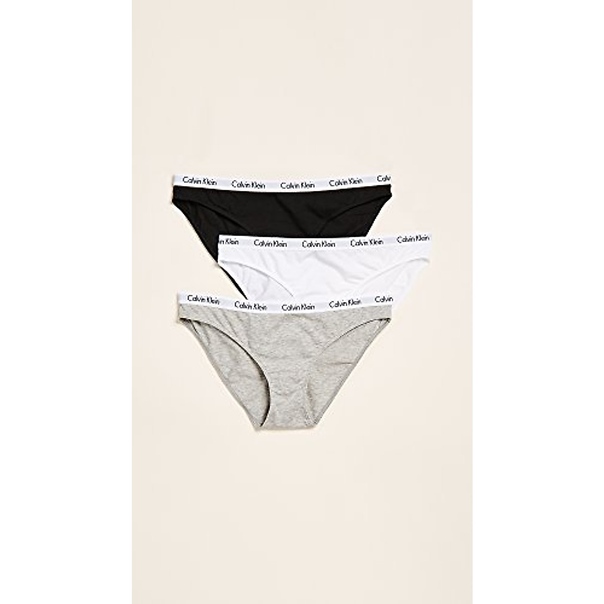 Calvin Klein Underwear Women's Carousel 3 Pack Panties, Multi, XS