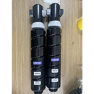 YOUTOP 2PK Remanfactured GPR-57 GPR57 Black Toner Cartridge Replacement for Canon imageRunner Advance 4525i 4535i 4545i 4551i (0473C003)