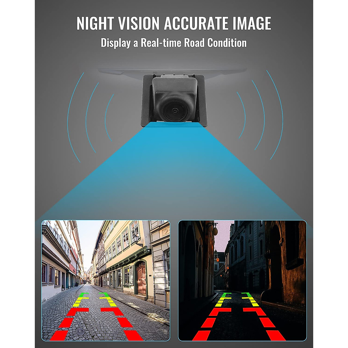 Rear Park Assist Camera for Cadillac GM SRX 2010-2015, 23205689, Far Infrared Wide Angle HD Night Vision Waterproof, Replacement Tailgate Rear View Backup Reverse Safty Cameras