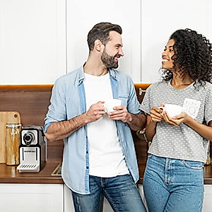 Mixpresso Espresso Machine for Nespresso Compatible Capsule, Single Serve Coffee Maker Programmable Buttons for Espresso Pods, Premium Italian 19 Bar Pressure Pump 23oz, Small Espresso Machine 1400W