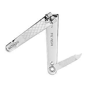 Revlon Mini Nail Clipper, Nail Care Tools, Curved Blade for Trimming & Grooming, Easy to Use (Pack of 1)