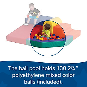 Children's Factory Mikayla's Mini Mountain, Playroom Baby Climber, Indoor Soft Play Equipment for Preschool, Daycare