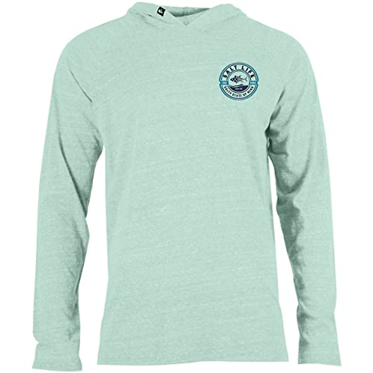 SALT LIFE Mens Salty Paragon Lightweight Hoodie, Sea Glass, XX-Large