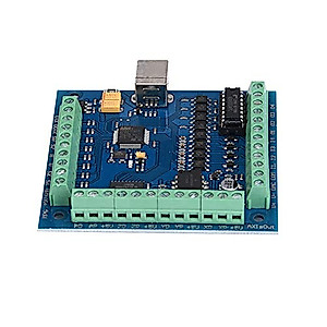 Breakout Board Interface, Motion Controller 100KHz 4 axis Linkage USB Stepper Servo Driver Motion Control Card, Desktop Barebones