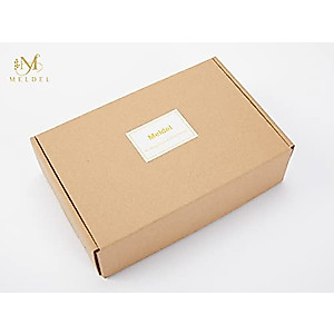 Meldel Ivory Rose Wrist Corsage Wristlet Band for Girls Women Bride Bridesmaid, Set of 6, White Hand Flower Wedding Artificial Flowers Accessories for Prom Party