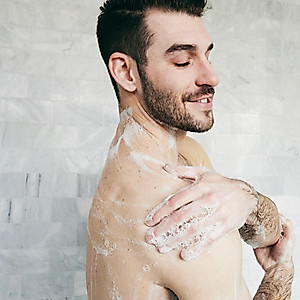 Brickell Men's Invigorating Body Wash for Men, Natural and Organic Deep Cleaning Shower Gel with Aloe, Glycerin, and Jojoba, Sulfate Free, Scented (Tropical Teakwood, 16 oz)