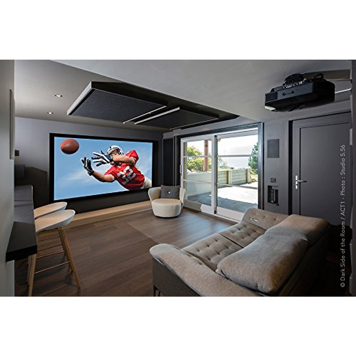Sony Home Theater Projector VPL-HW45ES: 1080P Full HD Video Projector for TV, Movies and Gaming - Home Cinema Projector with 3 SXRD Imagers and 1,800 Lumens for Brightness - 3D Compatible