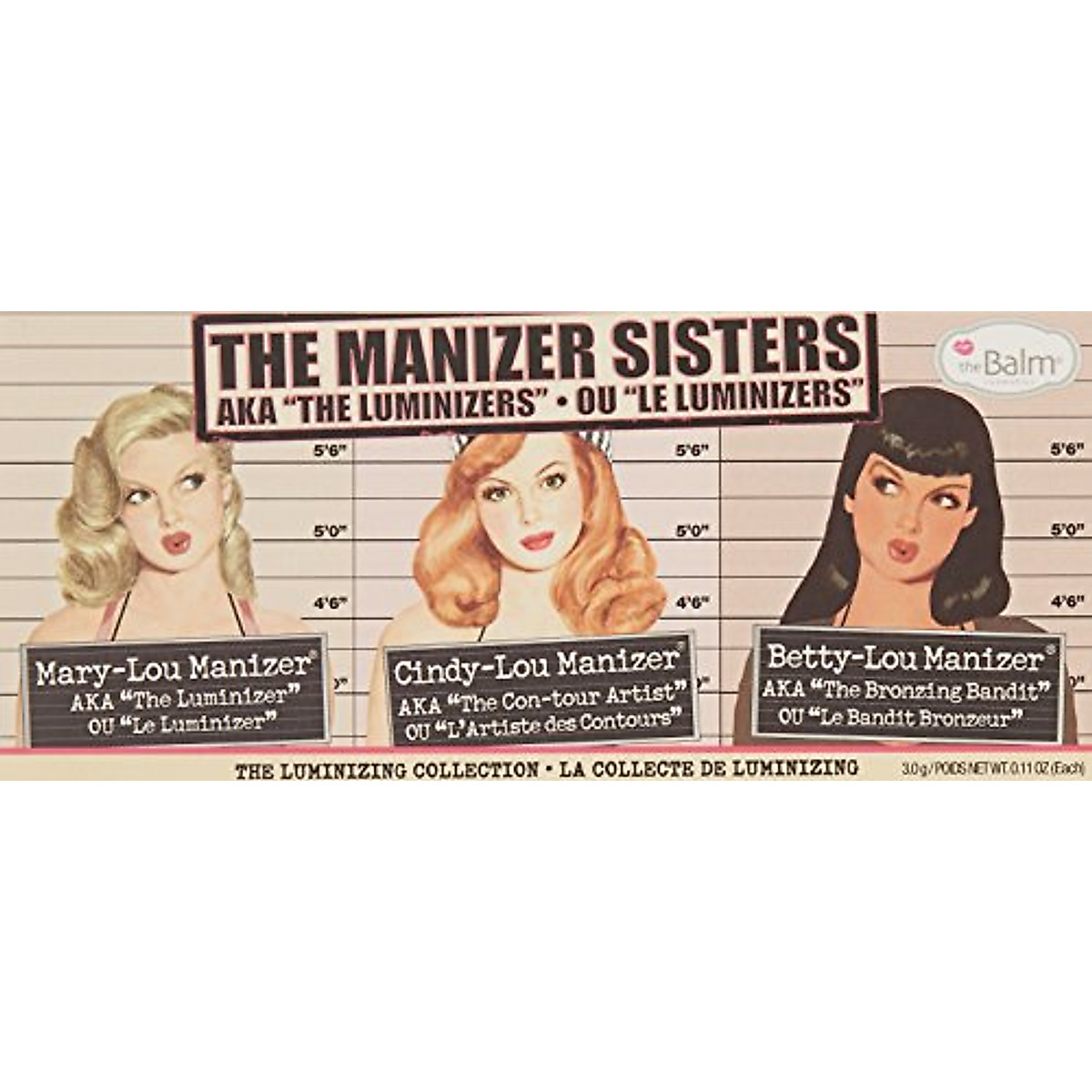 theBalm Manizer Sisters Palette, Multi-Tasking Highlighters, Shimmers, & Shadows
