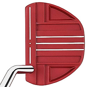 Ram Golf Laser Red Milled Face Mallet Putter - Headcover Included 35"