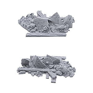 Urban Rubble by GameScape3D, 3D Printed Tabletop RPG Scenery and Wargame Terrain for 28mm Miniatures