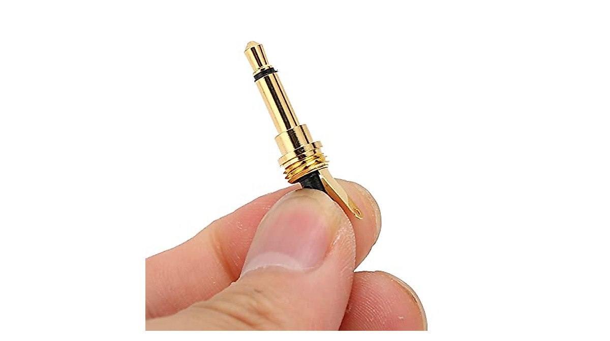 ASHATA 3.5mm Mono Headphone Jack – 100 Pack for Reliable Audio DIY