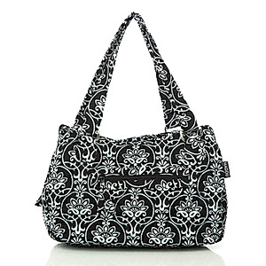 MAGOU Handle Bags Shoulder Bag - Quilted Cotton Tote Bag, Soft Lightweight Purse Handbag