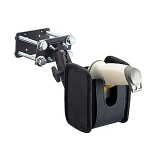 ARKON Mounts - Barcode Scanner Holder with Forklift Mount | Streamline Operations with Barcode Scanner Holster | Perfect for Warehouses & Factories | Easy Install | Ideal Zebra Scanner Holster