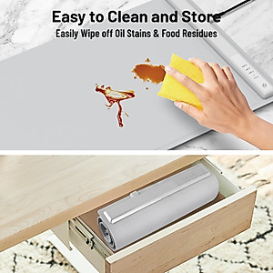 OPYAAON New Electric Warming Tray with Adjustable Temperature, 2024 New Portable Electric Warming Tray Silicone, Foldable Food Warmer Fast Heating for Home Buffets Restaurants (Gray)