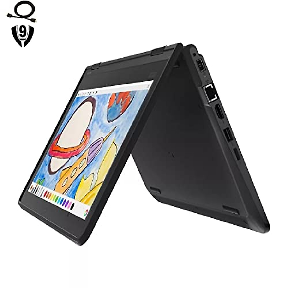 Lenovo ThinkPad Yoga 11E 11.6" HD 2-in-1 Touchscreen Laptop, Intel Celeron N4120, 4GB RAM 512GB SSD, Intel UHD Graphics 600, Webcam, HDMI, WiFi, Bluetooth, Windows 10 Pro, Black