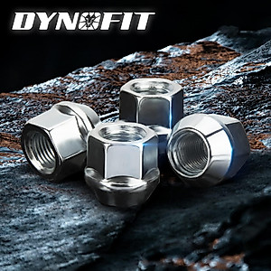 dynofit 14x2.0 aftermarket Wheel Lug Nuts, 24pcs M14-2.0 21mm Heigh Open end conical lugnuts for Excursion,2000-14 Expedition,2004-2014 F-150,09-14 Lobo,00-13 Transit,Navigator and More Wheels