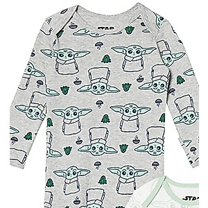 Amazon Essentials Disney | Marvel | Star Wars Baby Boys' Sleeper Gowns, Pack of 2, Star Wars Child, 0-6 Months