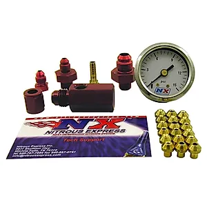 Nitrous Express 15519 Master Flo-Check System with Gauge