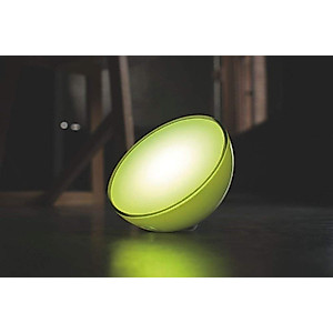 PHILIPS Hue Go White and Color Portable Dimmable LED Smart Light Table Lamp (Requires Hue Hub, Works with Alexa, HomeKit and Google Assistant), White