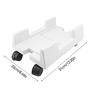SDFGH Removable Computer Bracket Sturdy Wheels Box Stand Bracket Stand Universal case Holder Stand (Color : OneColor, Size : 1)