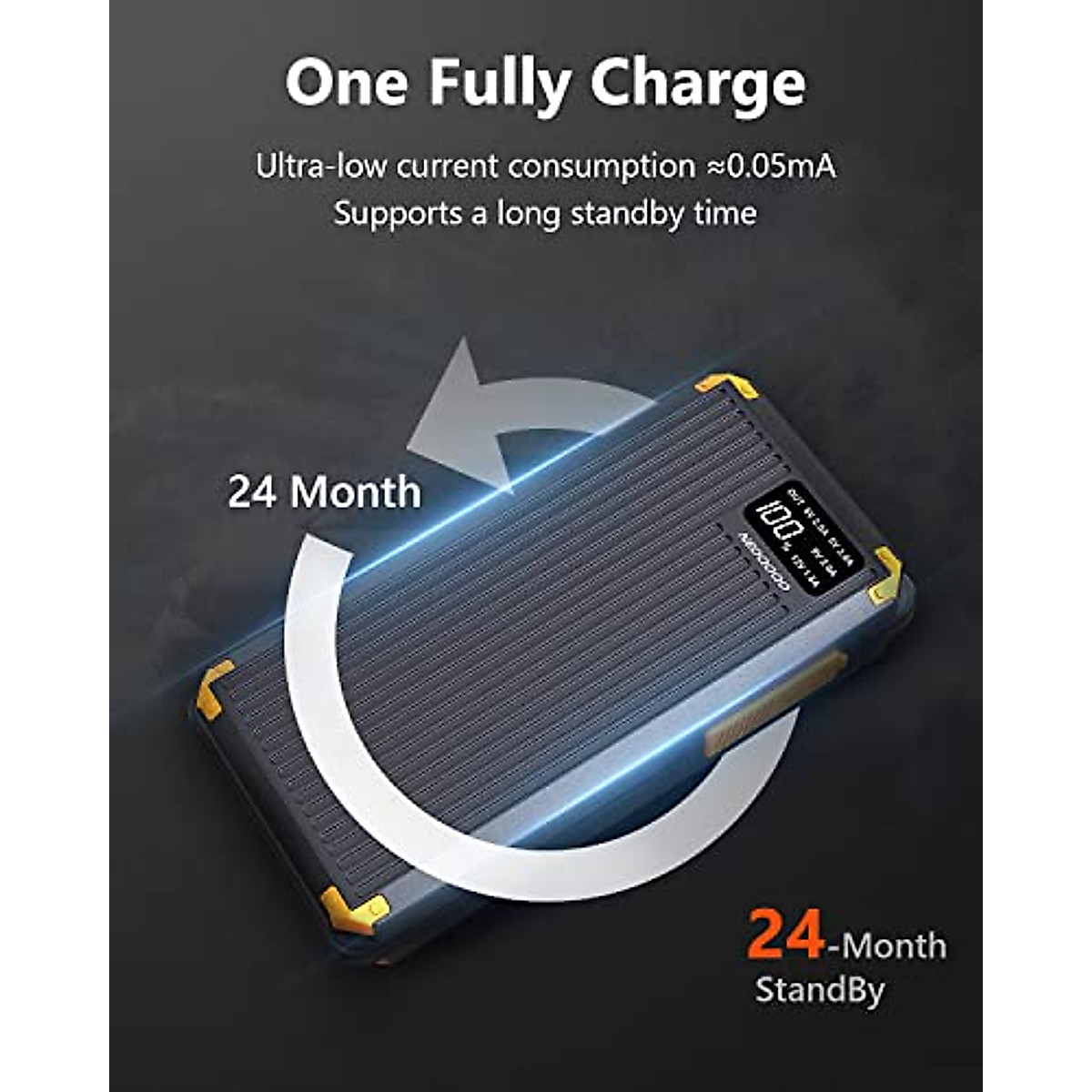 NEOQOQO Portable Car Jump Starter - 4250A Car Battery Jumper Box for Up to 10L Gas or 8L Diesel Engine, Safe 12V Jump Pack with Battery Booster Function Jumper Cables