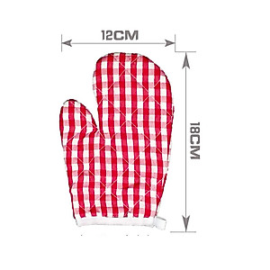 2pcs Kids Heat Insulation Anti-scald Gloves Kitchen Microwave Oven Gloves Mitts Baking Gloves