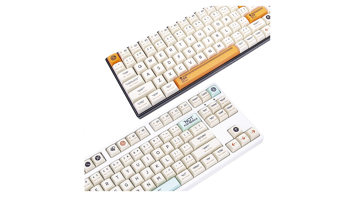 Tokey 144 Keys XDA Keycaps for Mechanical Keyboards