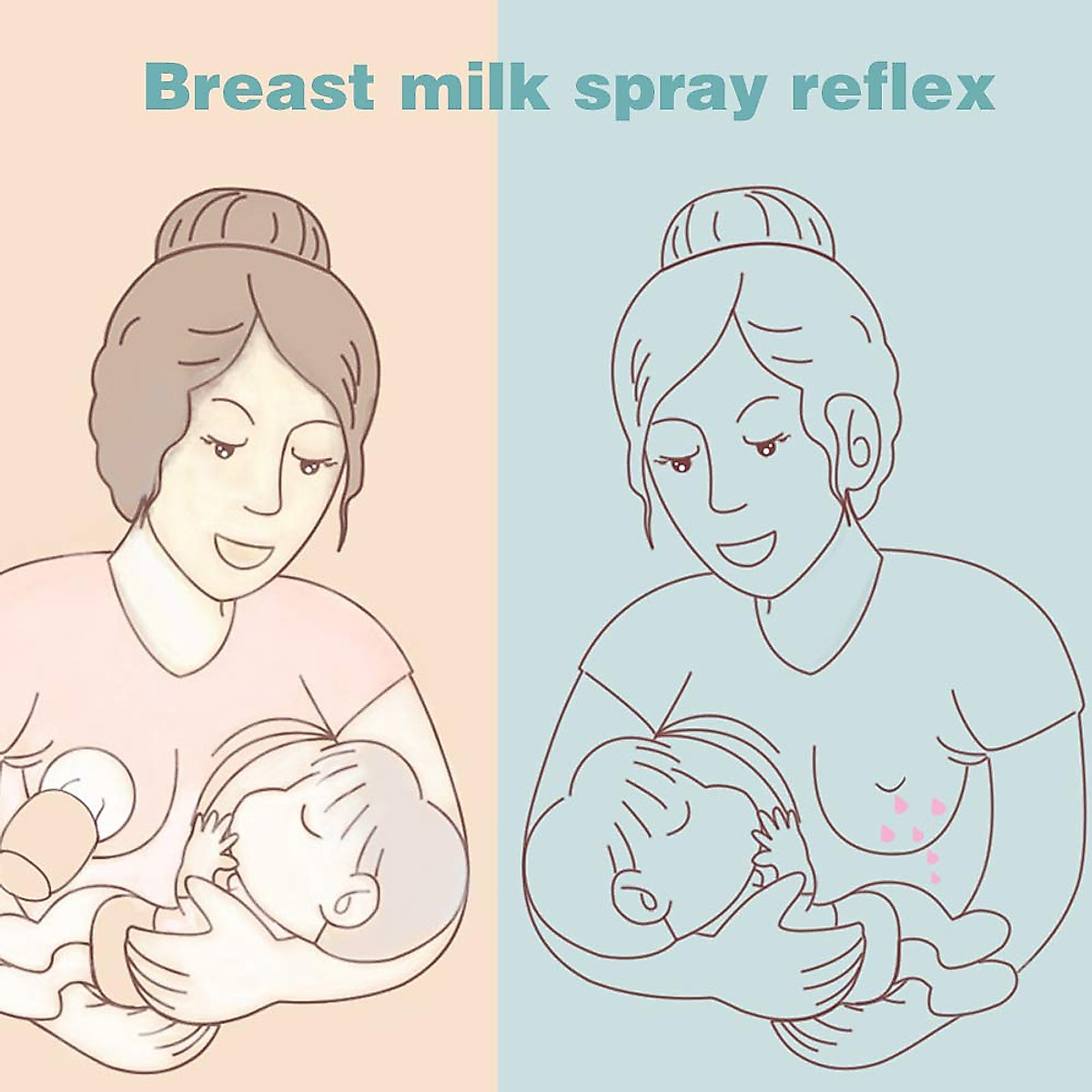 2 Pack Silicone Manual Breast Pump with Protective Lid, 100% Food Grade Silicone, Whole Shaped Technology, BPA-Free(Yellow)