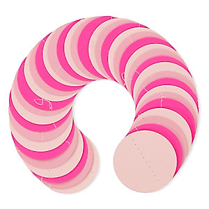 Hot-Pink Party-Decorations Paper-Garland Streamers Banner - 52Ft Girl Birthday flamingo Baby Shower Engagement Wedding Bachelorette Valentines Day Hanging Decor Ouruola