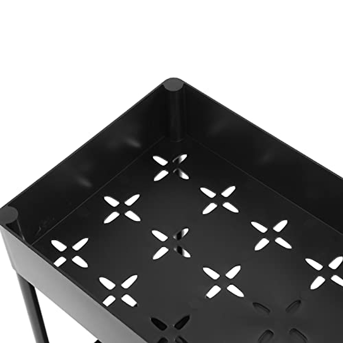 QANYEGN Under Sink Organizers, Large hatacity Slide Out Storage Baskets, PP Material Baskets for Bathrooms, Kitchens, Closets.(Black)