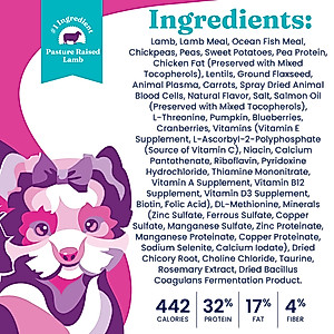 Solid Gold Nutrientboost Mighty Mini Small Breed Dog Food - Dry Dog Food Made with Real Lamb for Any Toy Breed - Grain & Gluten Free Recipe for Gut Health & Sensitive Stomach Support - 3.75 LB Bag