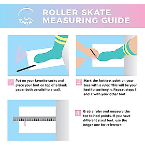 C SEVEN C7skates Quad Roller Skates | Retro Design (Black, Youth 2)