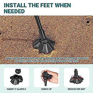 ATEPA Ultralight Camping Chair for Backpacking Hiking, Portable Compact Lightweight Folding Camp Chairs for Adults - Square Aluminum Frame with Anti-Sinking Feet for Beach Lawn Travel BBQ Outdoor